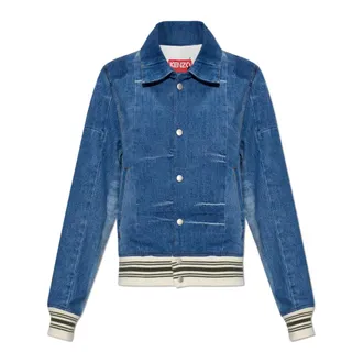 Kenzo Damen, Jacken, Blau, SGr&ouml;&szlig;e