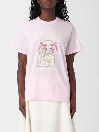 Ganni T-Shirt GANNI Damen Farbe Pink