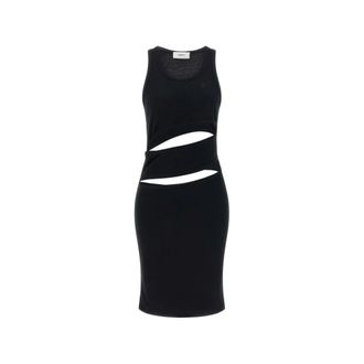 Coperni Spiral Tank Kleid - - Dresses - Damen - Schwarzk - M