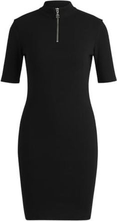 HUGO BOSS Nasiia Robe en Jersey, Black, XL Women