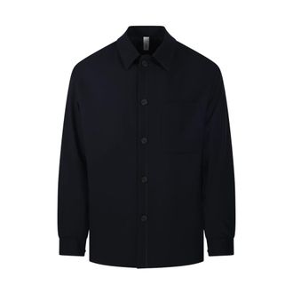 Hev&ograve; Bari Overshirt - Homme - Vestes - Bleu - Taille: M