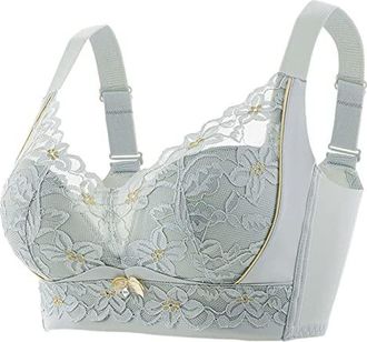 Generic 2026 Soutien-gorge sexy en dentelle pour femme, soutien-gorge push-up d&eacute;t&eacute;, lingerie &agrave; noeud fin, b, M