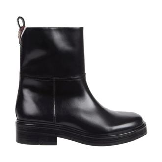 Tommy Hilfiger Schwarze Stiefelette mit Absatz - - Shoes - Damen - Schwarzk - 38 EU