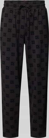 HUGO BOSS Regular Fit Sweathose aus Baumwoll-Mix