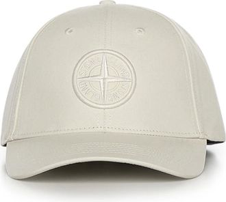 Stone Island Homme, Accessoires, Beige, Taille: ONE Size 9100013 Cotton Reps Baseball Cap