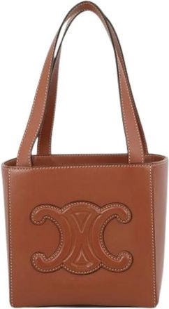 Celine Sac &agrave; main vintage Pre-owned - Femme - Pre-owned - Brun - Taille: ONE Size