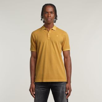 G-Star Dunda Overdyed Slim Poloshirt - Gelb - Herren