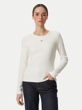 Calvin Klein Jeans Bluse LV047H259G Creme Regular Fit