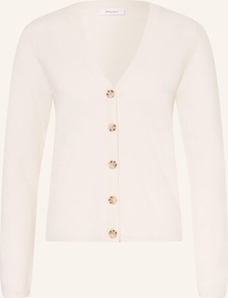 Darling Harbour Darling Harbour Strickjacke Aus Cashmere weiss