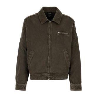 A.P.C. A.p.c., Homme, Vestes, Brun, Taille: XL Veste Alexis
