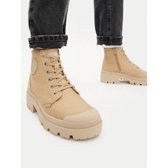 Palladium Schn&uuml;rstiefeletten Palladium Pallabase Twill 96907-227-M Beige