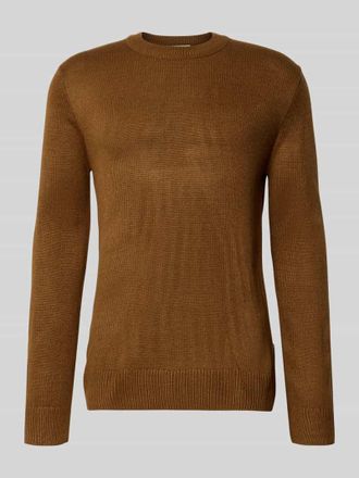 Tom Tailor Denim Regular Fit Strickpullover aus Rippstrick