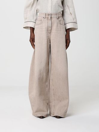 Brunello Cucinelli Jeans BRUNELLO CUCINELLI Femme couleur Beige