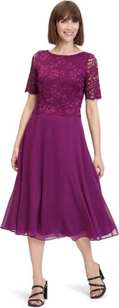 Vera Mont Damen 0113/4825 Kleid, Real Purple, 36