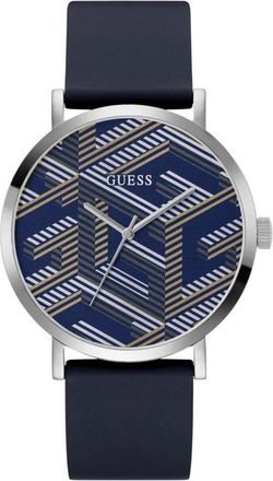 Guess Synthetische Dress-Watch - - Accessories - Herren - Blau - ONE SIZE