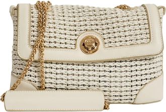 Gattinoni Femme, Sacs, Blanc, Taille: ONE Size Sac Bandouli&egrave;re avec Cha&icirc;ne