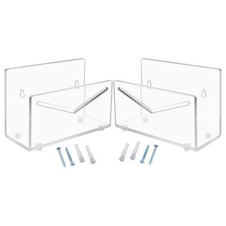 IFUNDOM 2 St&uuml;ck Acryl Briefhalter Transparent Wand und Tisch Organizer f&uuml;r Briefe und Post Schreibtisch Ablage f&uuml;r B&uuml;ro Schule und Zuhause