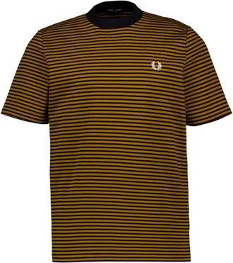 Fred Perry Herren T-Shirt braun gestreift