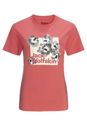 Jack Wolfskin Damen Florell T-Shirt, Faded Rose, S