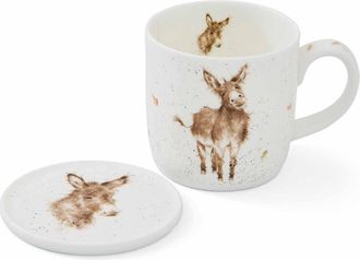 Royal Worcester Wrendale Designs Gentle Jack Mug & Coaster by Wrendale Designs
