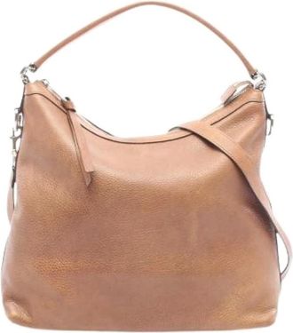 Gucci Pre-owned Miss GG Sac Bandouli&egrave;re en Cuir - Femme - Pre-owned - Brun - Taille: ONE Size