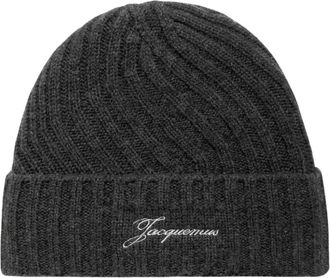 Jacquemus Femme, Accessoires, Gris, Taille: ONE Size Beanies