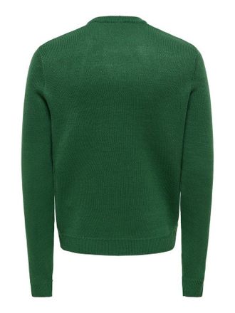 Only & Sons Rundhalspullover ONSX-MAS 4 CREW REG Weihnachten, Kunstfaser, regular fit