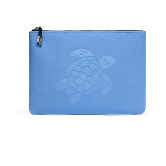 Vilebrequin Neopren-Tasche Schildkr&ouml;te - - Bags - Damen - Blau - ONE SIZE