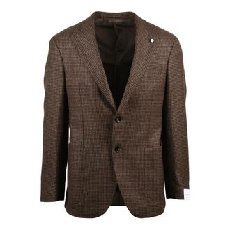 Luigi Bianchi Mantova Giacca Stondata - - Jackets - Herren - Braun - L