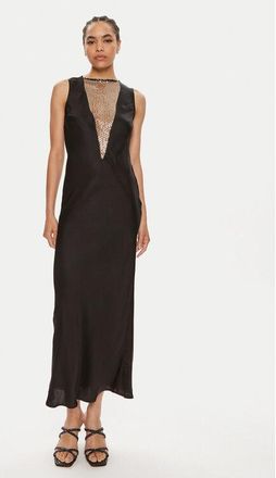 Rotate Coctailkleid Arianna 112540100 Schwarz Slim Fit