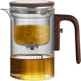 Generic Teekanne aus Glas mit Teesieb - Lose Teemaschine, lose Teemaschine | Teekessel 600 ml mit Sieb f&uuml;r Tee und Fr&uuml;chte Kr&auml;uter, transparenter Teekessel mi