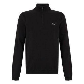 HUGO BOSS Pull-over zipp&eacute; K_Ever-X - Homme - Pulls - Noir - Taille: M