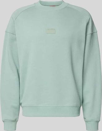 HUGO BOSS Regular Fit Sweatshirt aus reiner Baumwolle Modell DELASTCREW