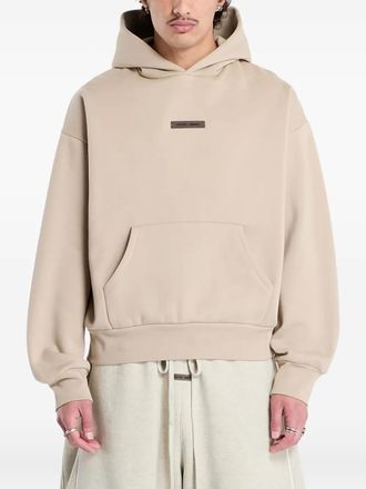 Fear of God Hoodie mit Logo-Schild - Nude