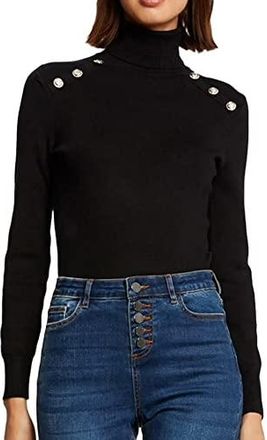 Morgan Femme 222-mibo Pull-over, Noir, S EU