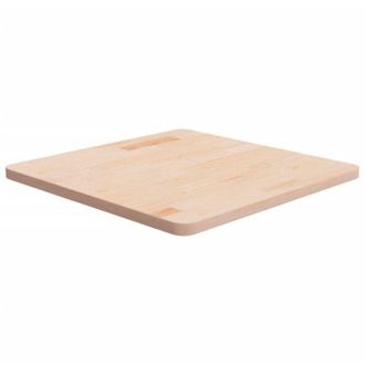 vidaXL Dessus de table carr&eacute; 60x60x2,5 cm Bois ch&ecirc;ne massif non trait&eacute; vidaXL