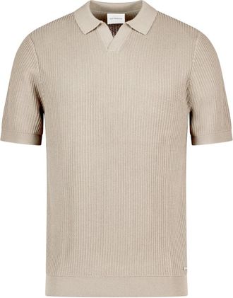 Roy Robson Strick-Poloshirt aus einem Baumwoll-Mix mit Struktur, Regular Fit in