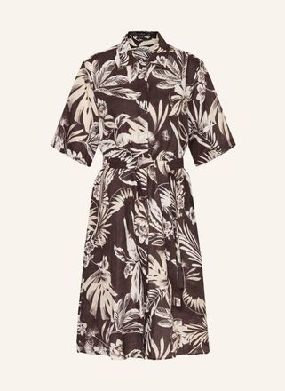 van Laack Van Laack Hemdblusenkleid Vl-Kaimah-Svkn Aus Leinen braun