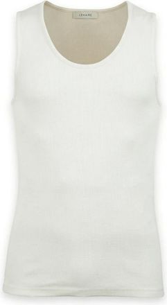 Christophe Lemaire Homme, Tops, Blanc, Taille: S Rib Tank Top