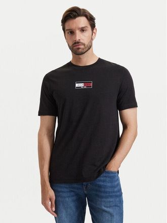 Tommy Hilfiger T-Shirt Brand Love MW0MW44882 Schwarz Regular Fit