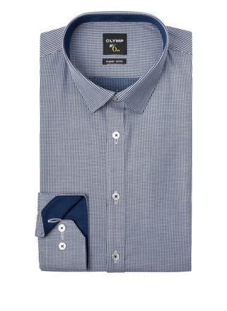 Olymp Hemd No. Six Super Slim blau