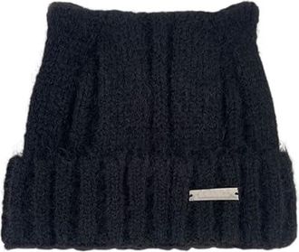 Generic Bonnet tricot&eacute; | &Eacute;pais Isolation Coupe-Vent Oreilles de Chat Chapeau Thermique pour Temps Froid - Pour Soeur, Voyage, Ski, Randonn&eacute;e, Luge, Snowboard,