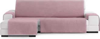 Eysa Valkiria sofabezug chaiselongue 240 cm Links frontalsicht, Farbe 02, Rosa 2
