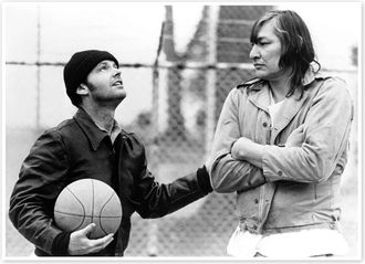 Posterlounge Einer flog über das Kuckucksnest Poster 120 x 90 cm Schwarz-Weiß Wandbilder Wanddeko