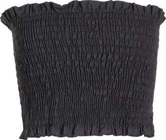 8 by YOOX COTTON BANDEAU CROP TOP