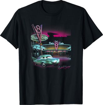 Disney Pixar Cars Radiator Springs Flos Cafe T-Shirt