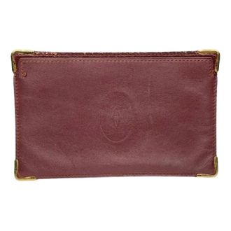 Cartier Portefeuille Vintage Pre-owned - Femme - Pre-owned - Rouge - Taille: ONE Size
