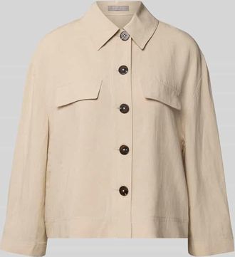 Christian Berg Regular Fit Blazer aus Viskose-Leinen-Mix