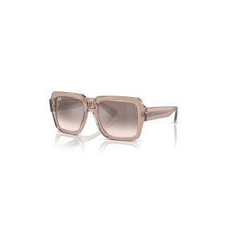 Ray-Ban Magellan Bio-based Sonnenbrillen Hellbraun Transparent Fassung Braun Glas 54-19