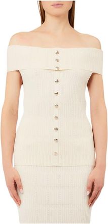 Liu Jo Femme, Pulls, Blanc, Taille: 40 FR Sweater